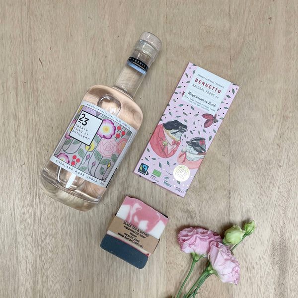 Pink Rose Vodka Female Gift Box